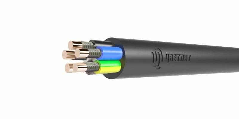 Кабель ВВГнг(А)-FRLSLTx 5х6 ОК (N PE) 0.66кВ (м) Цветлит 00-00140853