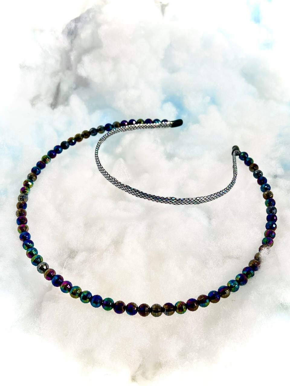 Корона нимб с имитацией камней