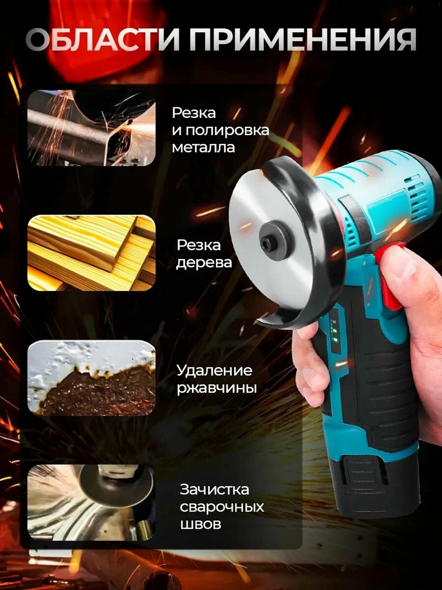 Мини болгарка, УШМ — фото 1