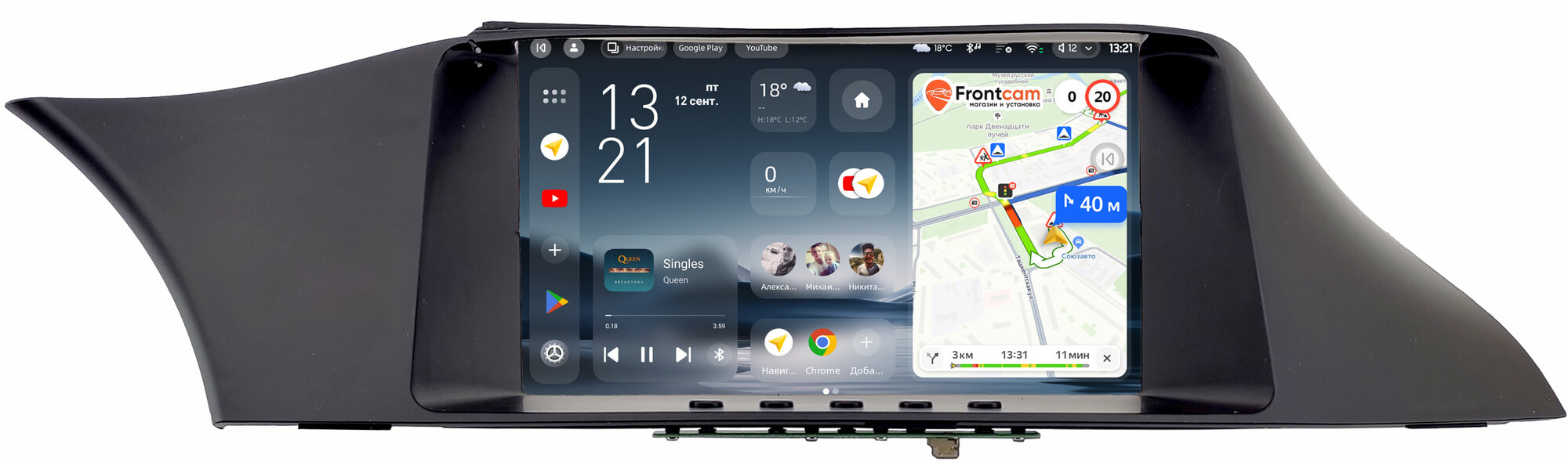 Штатная магнитола Teyes CC4 2K 6/64 9.5" RM-9-1742 Honda Accord 9 2012-2019 (левый руль) Android 14 (4G-SIM, DSP, QLed, AI)