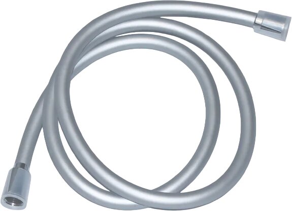 Душевой шланг IDDIS Optima Home OPH12SLi19 120 см, с антискручиванием, силиконовый, серебро, матовый, шланг для душа