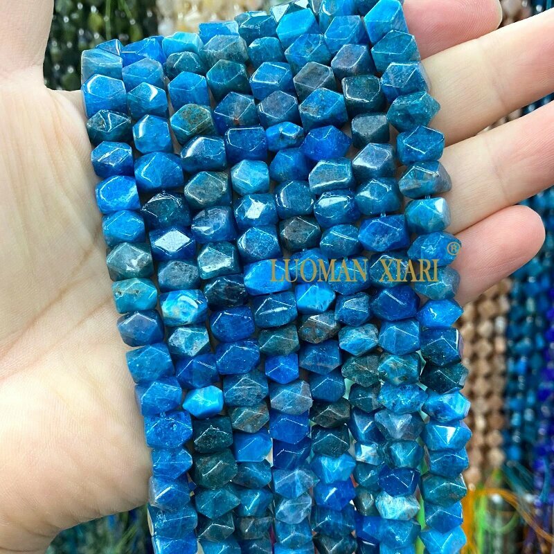 Бусины из черного лабрадорита LUOMAN XIARI