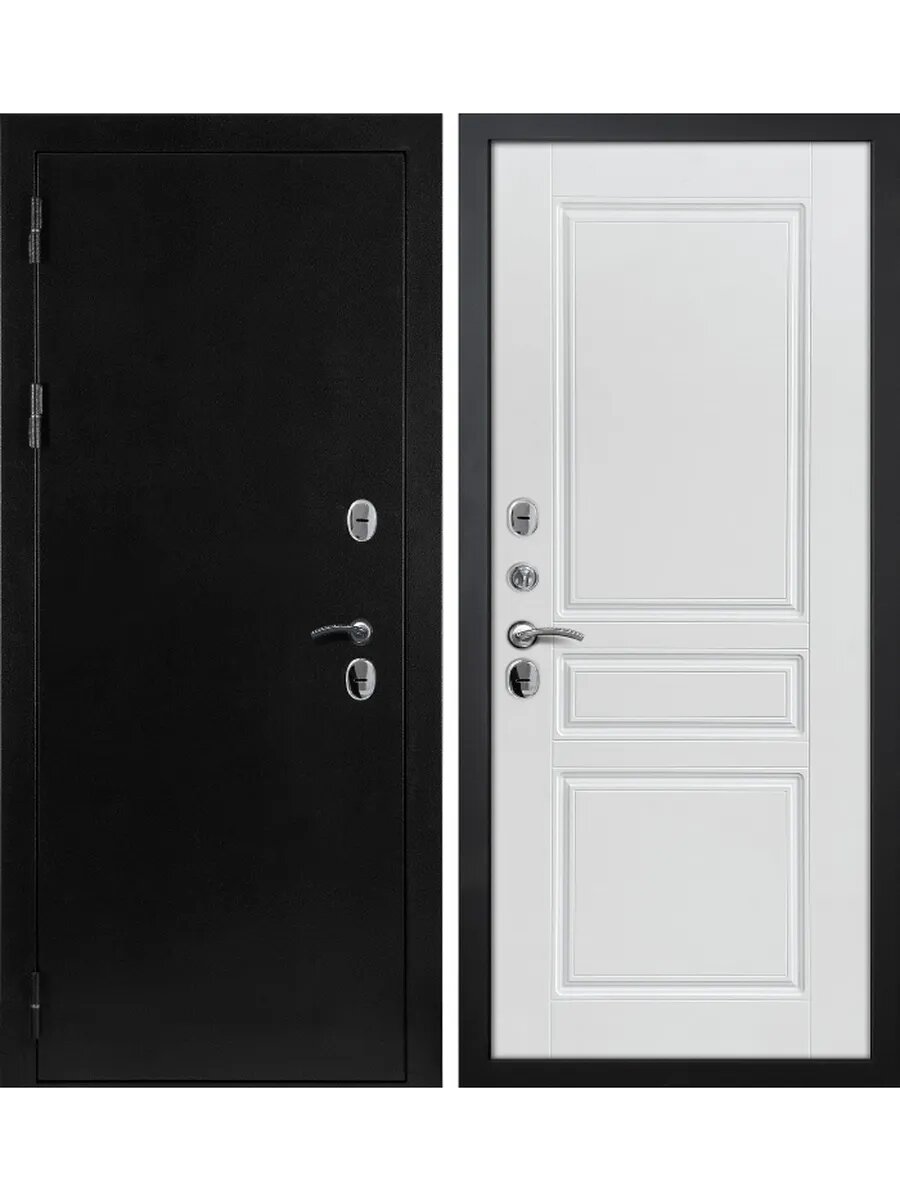 Входная дверь Prestige-Entrance ТР-55, с терморазрывом, 205x98 см, белая, левая