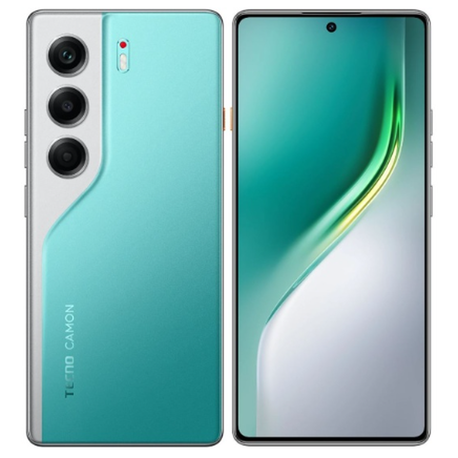 6,78" Смартфон TECNO Camon 40 12/256 ГБ (CM5 256+12 EMERALD LAKE G) зелено-серый