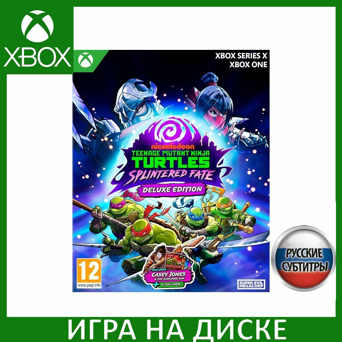 Игра TMNT Teenage Mutant Ninja Turtles (Черепашки Ниндзя) Splintered Fate (В поисках Сплинтера) Deluxe Edition Xbox One, Series X Русская Версия Диск на Xbox