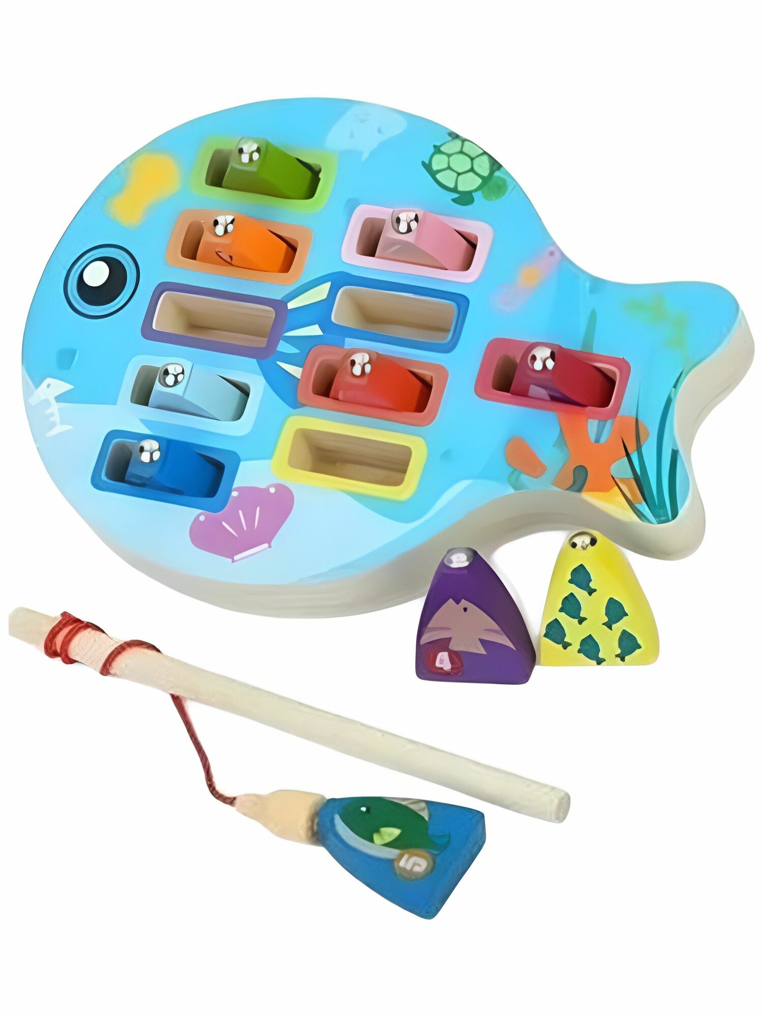 Настольная игра, Магнитная рыбалка "Синий Кит"