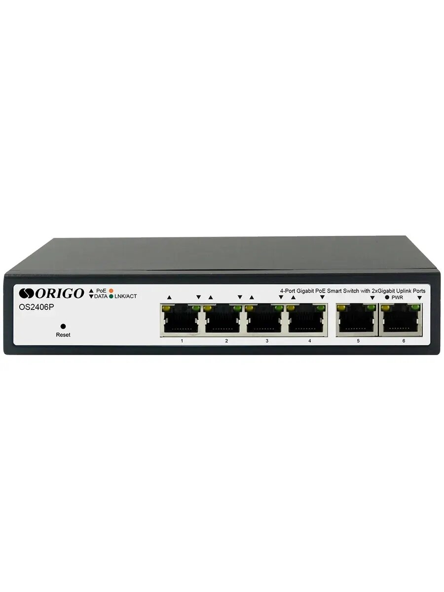 Коммутатор OS2406P/60W OS2406P/60W/A1A (L2) 6x1Гбит/с 4PoE
