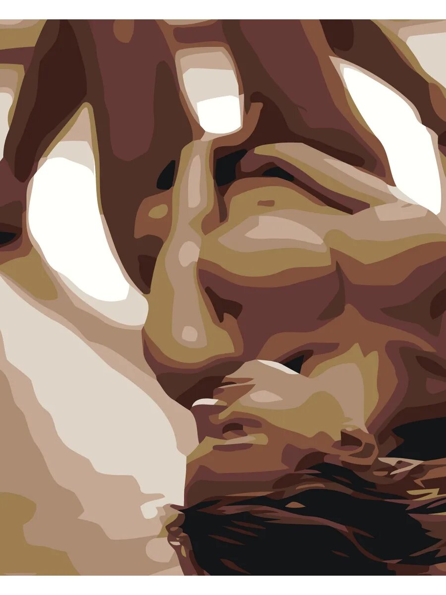 Картина по номерам Эротика Страсть Влечение