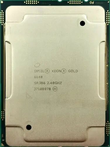 Серверный процессор Intel Xeon Gold 6148 (CD8067303406200) OEM - LGA 3647, 20 x 2,4 ГГц, L3 - 27,5 МБ, DDR4-2666 МГц, TDP 150 Вт