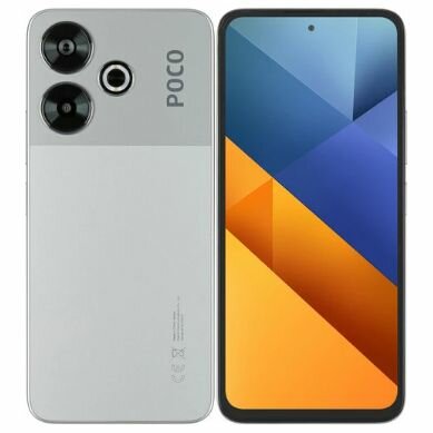 6,79" смартфон POCO M6 8/256 ГБ (MZB0H8IRU) 2024, серебристый - 8 x 2,2 Ггц, 8 ГБ, 2 SIM, IPS, 2400x1080, 108 Мп, 4G (LTE), 5030 мАч
