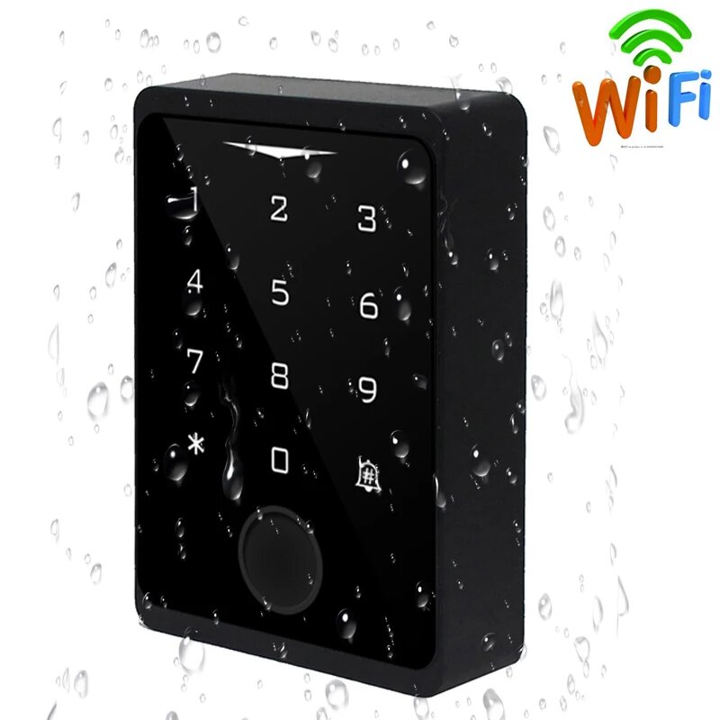 2,4 ГГц Wi-Fi Tuya APP комплекты систем контроля доступа RFID клавиатура с отпечатками пальцев электрический дверной магнитный замок комплект замков водонепроницаемый, CF1-EM-Wifi