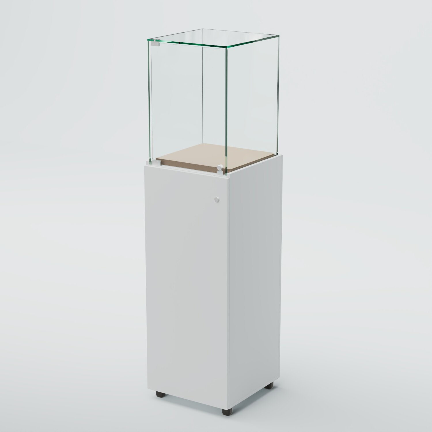 Витрина для музеев "Коллекция" №17, Белый. Производство товара - компания ТОБ.