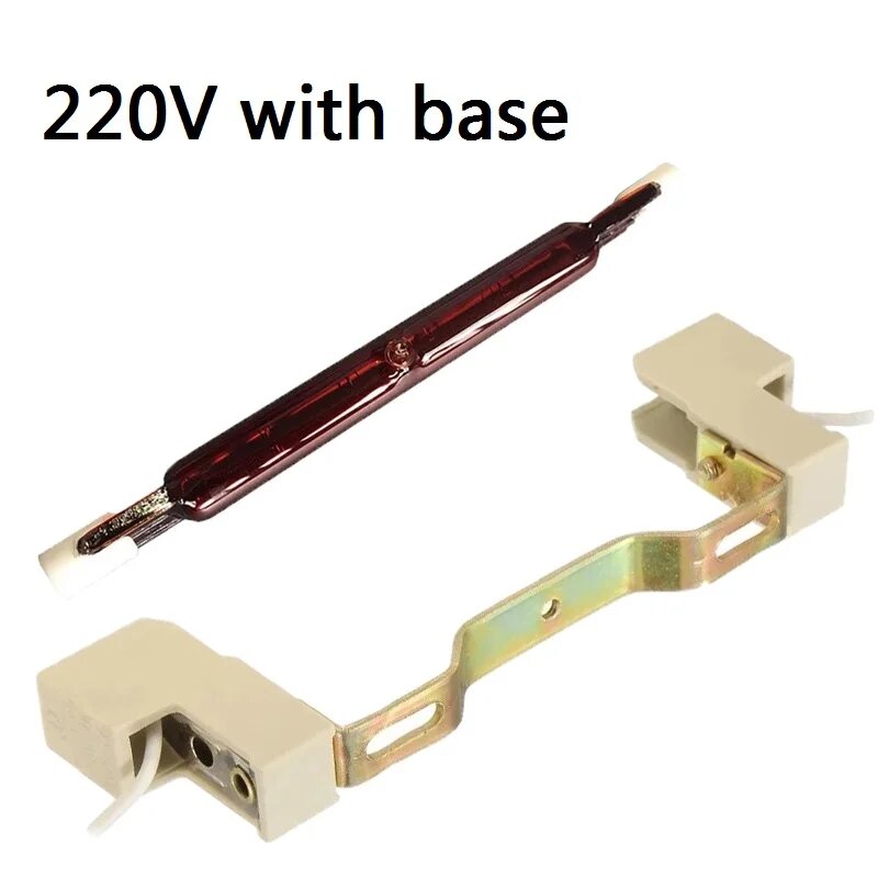 HoneyFly инфракрасные лампы-нагреватели J118 150/300/500 Вт 220V with base, 500W