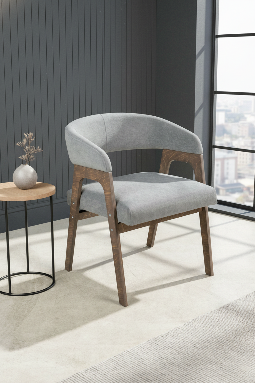 Стулья для кухни, стул кресло , мягки , со спинкой, обеденный, для гостиной, из велюра, 63x56x72 см, до 130кг