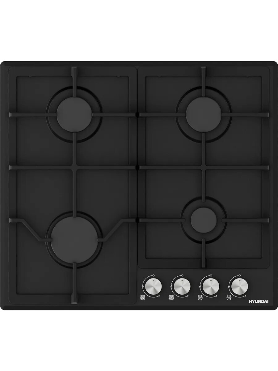 Газовая варочная поверхность Hyundai HHG 6432 BK 7300 Вт