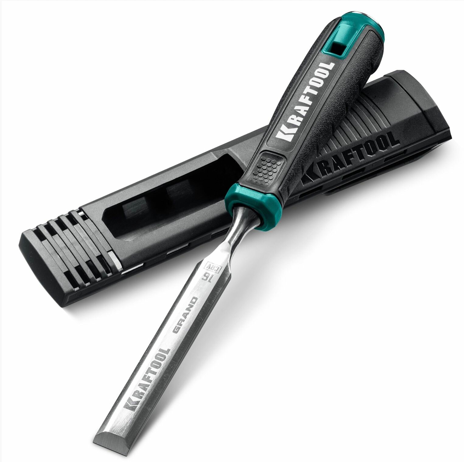 KRAFTOOL GRAND стамеска-долото с двухкомпонентной рукояткой, 16 мм