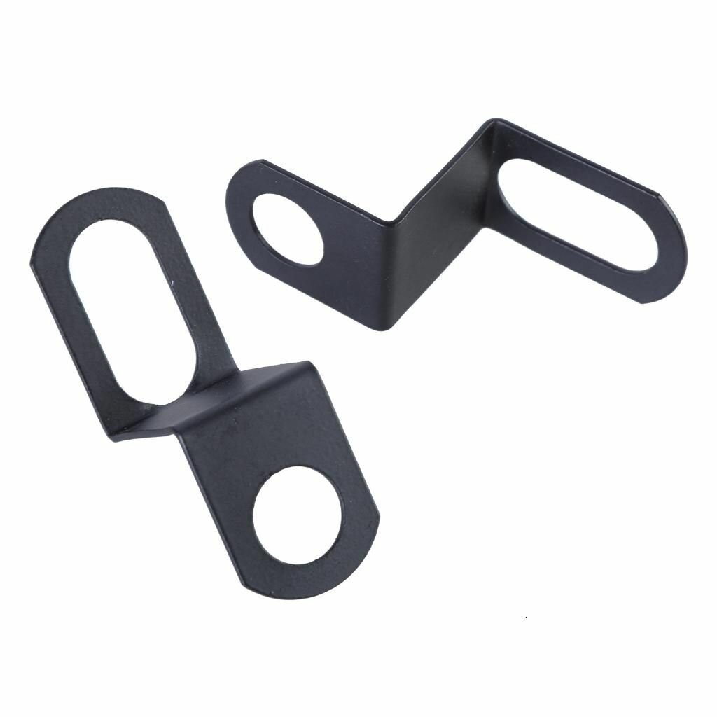 Держатель фонаря мотоцикла универсальный кронштейн амортизатора передняя вилка зажим для ушей-C-черный