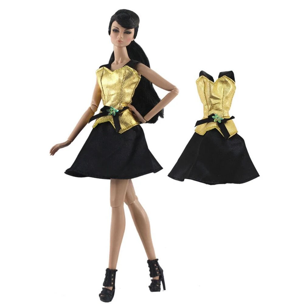 Платье для куклы 30 см, красивая юбка, штаны, куртки, одежда ручной работы Вечерние, сумки для шарнирного платья куклы 1/6, аксессуары