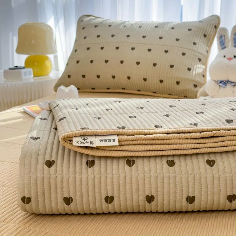 Наматрасник 225x240 горчичный