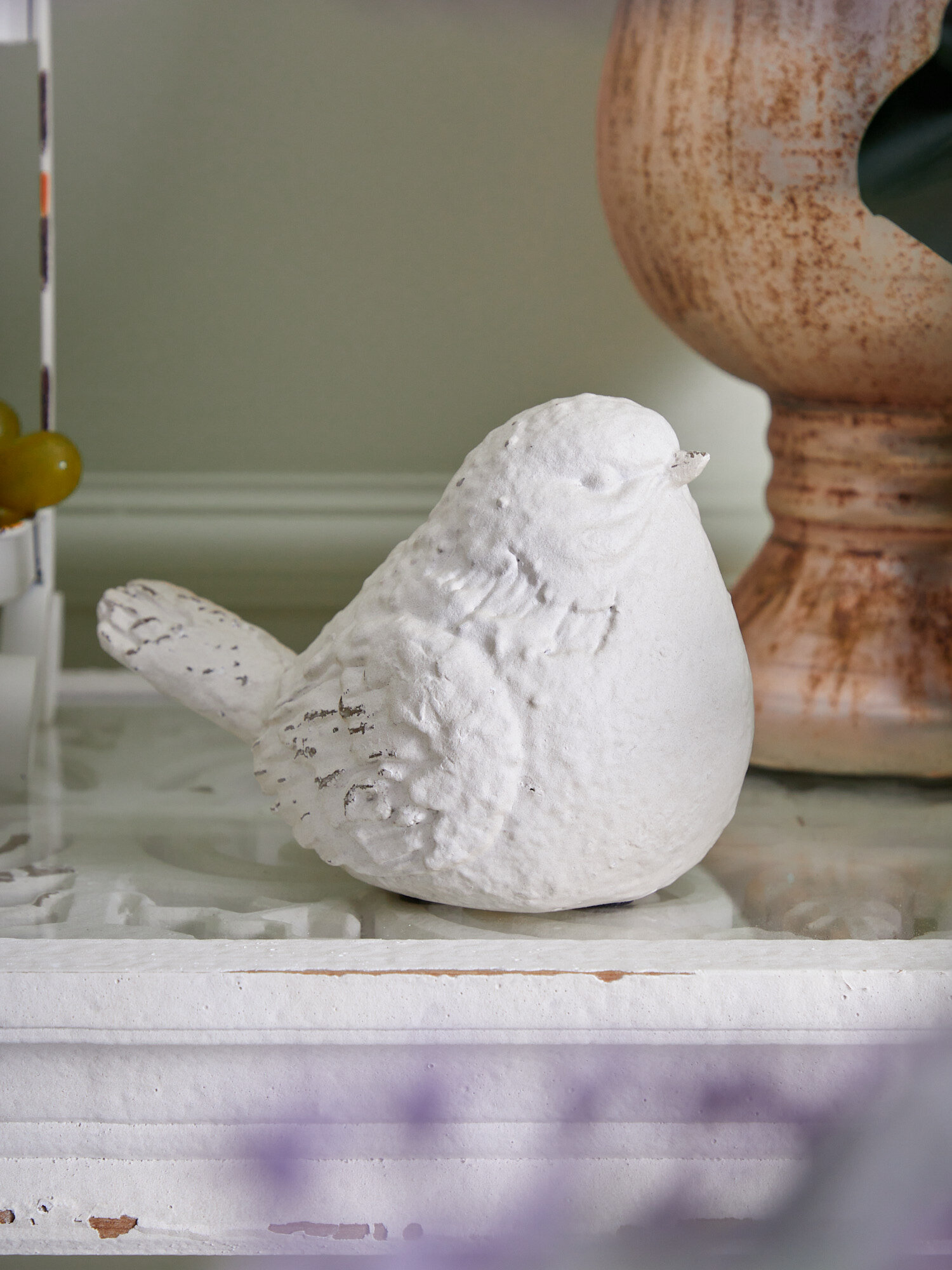 62-079 Фигурка "Птичка" 16х10х11см, винтаж, полирезин, Glasar