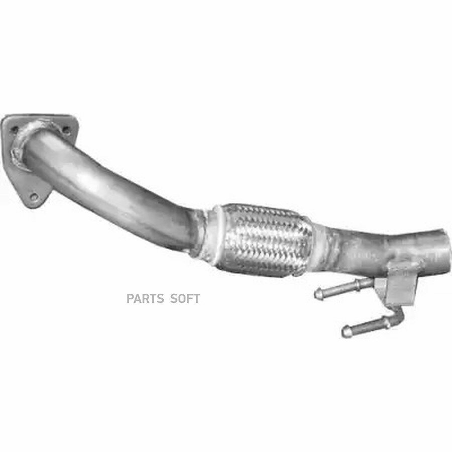 Труба глушителя приёмная от официального дистрибьютора, POLMOSTROW, артикул 2459