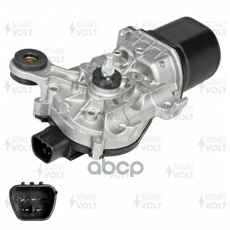 Моторедуктор стеклоочистителя (мотор дворников) передний для Nissan Qashqai J11 и X-Trail T32 с 2014 года, VWF 1421