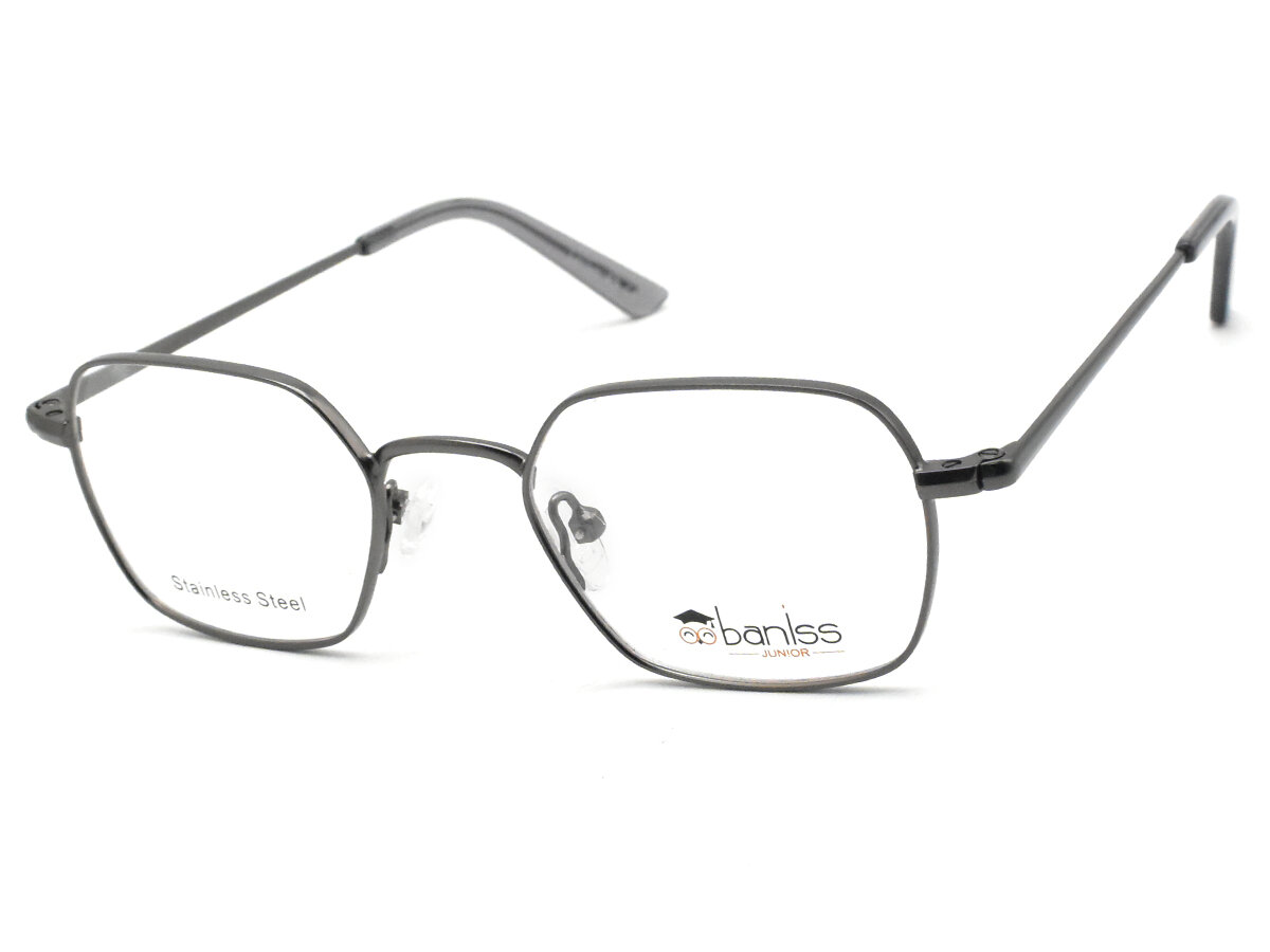Оправа для очков BANISS BY1010 C01 пол Детские форма оправы Геометрическая цвет оправы Стальной
