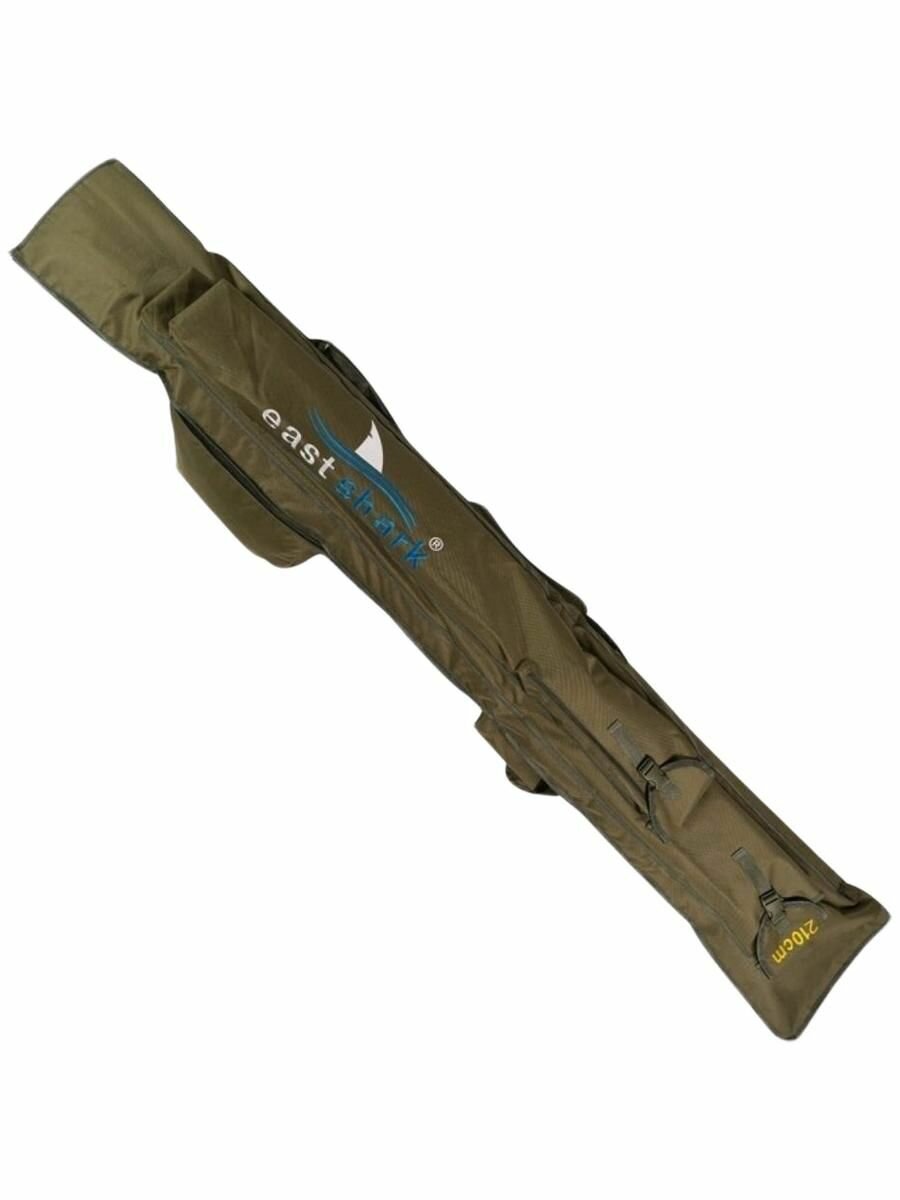 Чехол-книжка для 2-х частного карпового удилища 2,1 м на 3 удилища