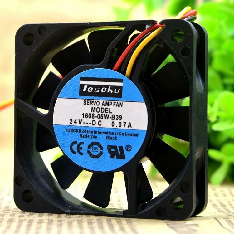 5pcs * Новый оригинал 1608-05W-B39 24V 0.07A 6015 60x60x15mm вентилятор Радиатор