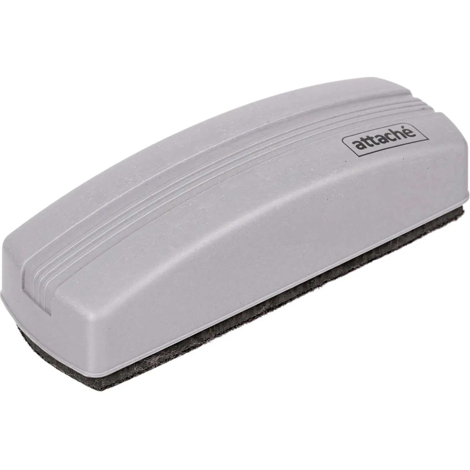 Губка-стиратель для магнитно-маркерных досок, Attache, магнитн,(55x160мм), сер