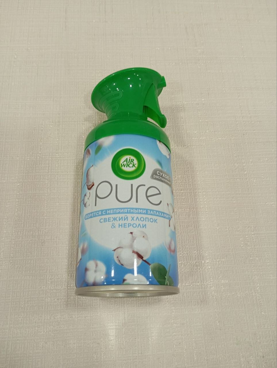 Air wick PURE Свежий хлопок и Нероли освежитель воздуха для туалета 250 мл