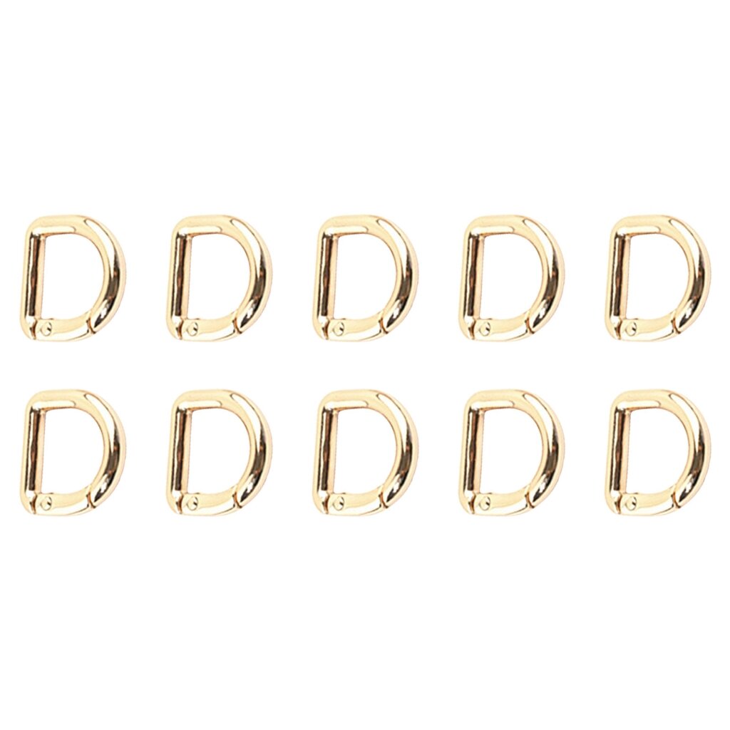 10 Шт. D-образные кольца, пружинные крючки для ключей, Зажим для ключей, пряжки, застежки-зажимы, металлический зажим для ключей, карабин для ремней, рюкзаков