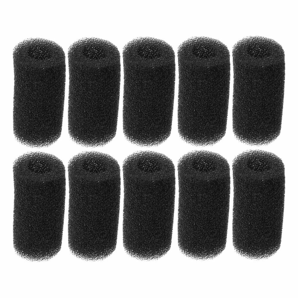 Черные поролоновые фильтрующие насадки для аквариума, комплект из 10 штук, для фильтра рыбного аквариума