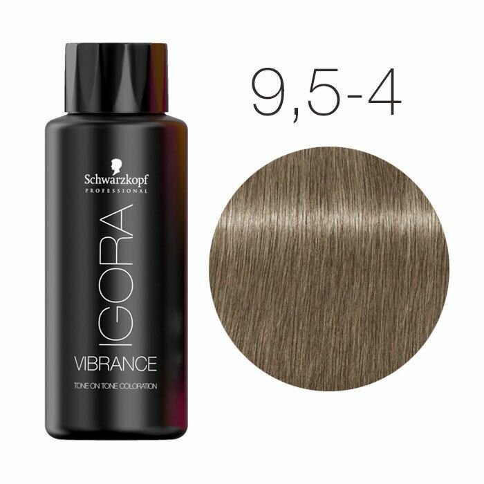 Schwarzkopf Igora Vibrance Краситель для волос 9,5/4 платиновый блондин бежевый 60 мл