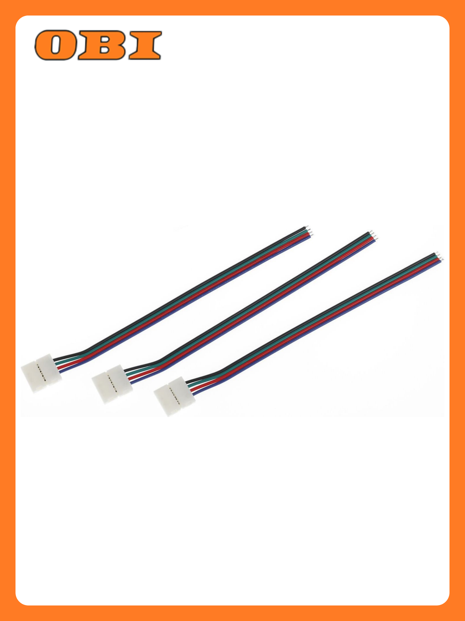 Коннектор ЭРА C0043986, для светодиодной ленты, белый, 100мм