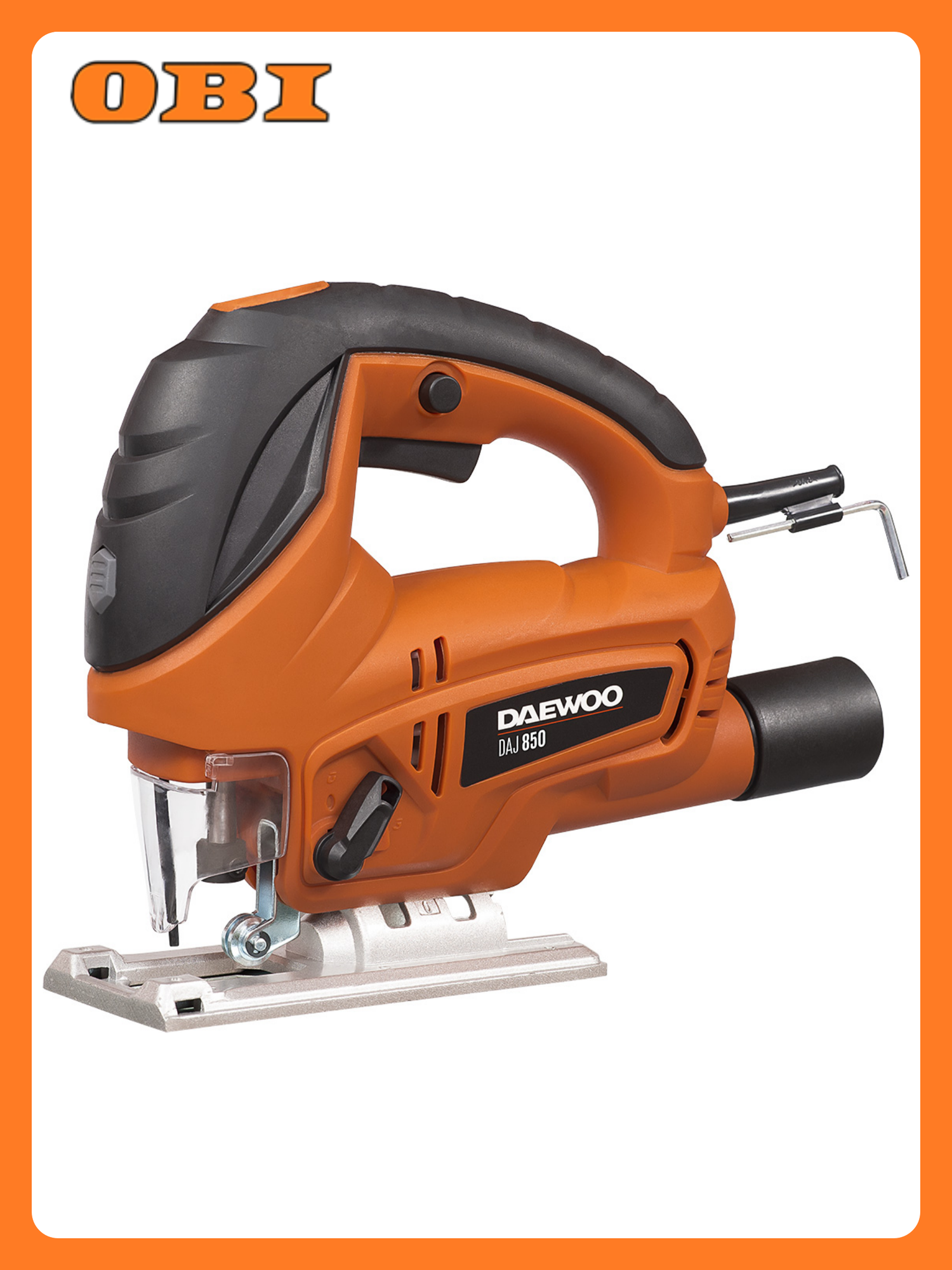 Электролобзик DAEWOO DAJ 850, оранжевый, 850 Вт, 3000 ход/мин