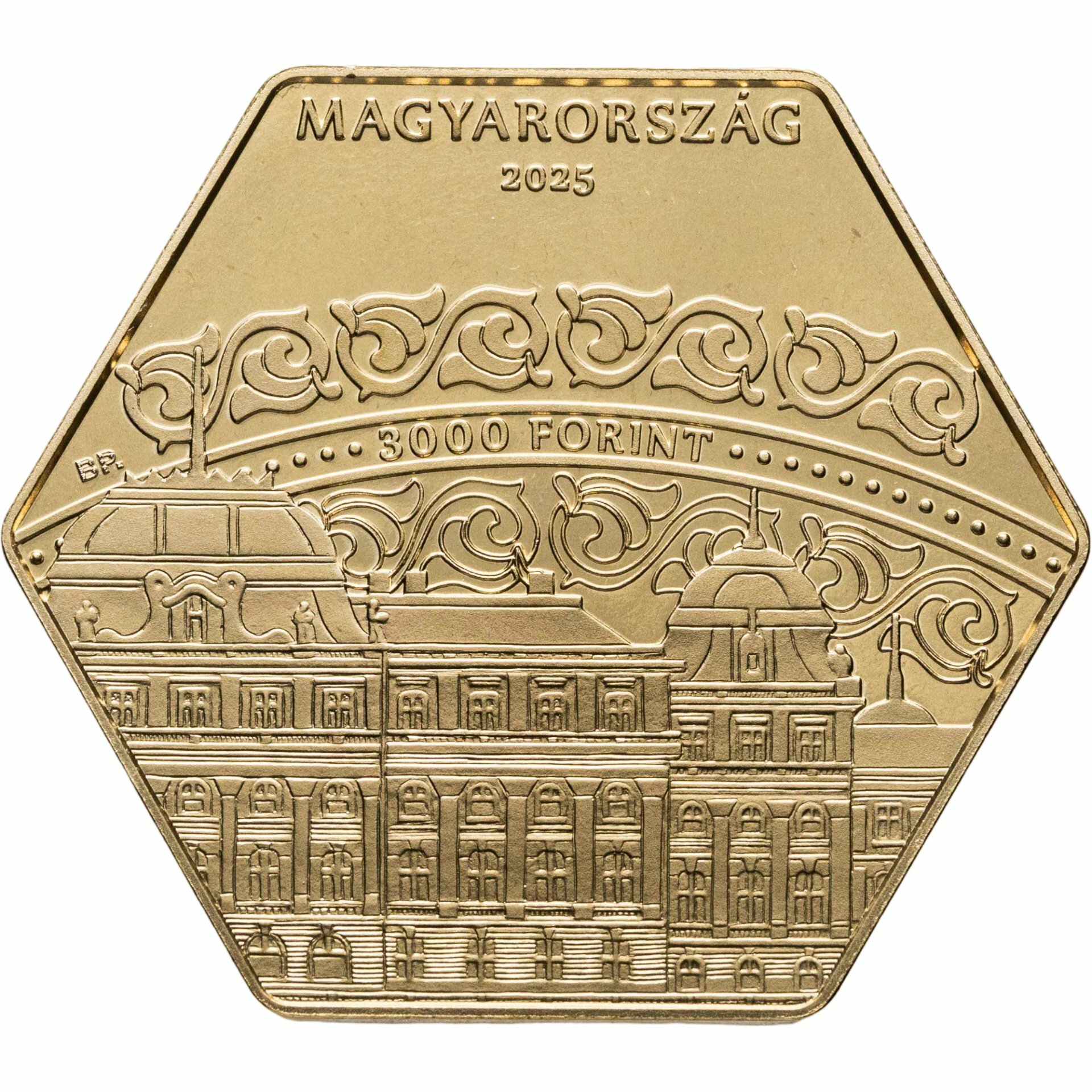 Венгрия 3000 форинтов 2025 "Дворец Красного креста в Будапеште", Нордик, в сохранности UNC