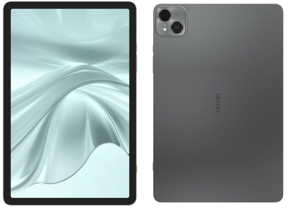 11.97" Планшет Tecno MEGAPAD Pro LTE 8/256 ГБ, 4G, 10000 мА*ч, Android 15. x, серый