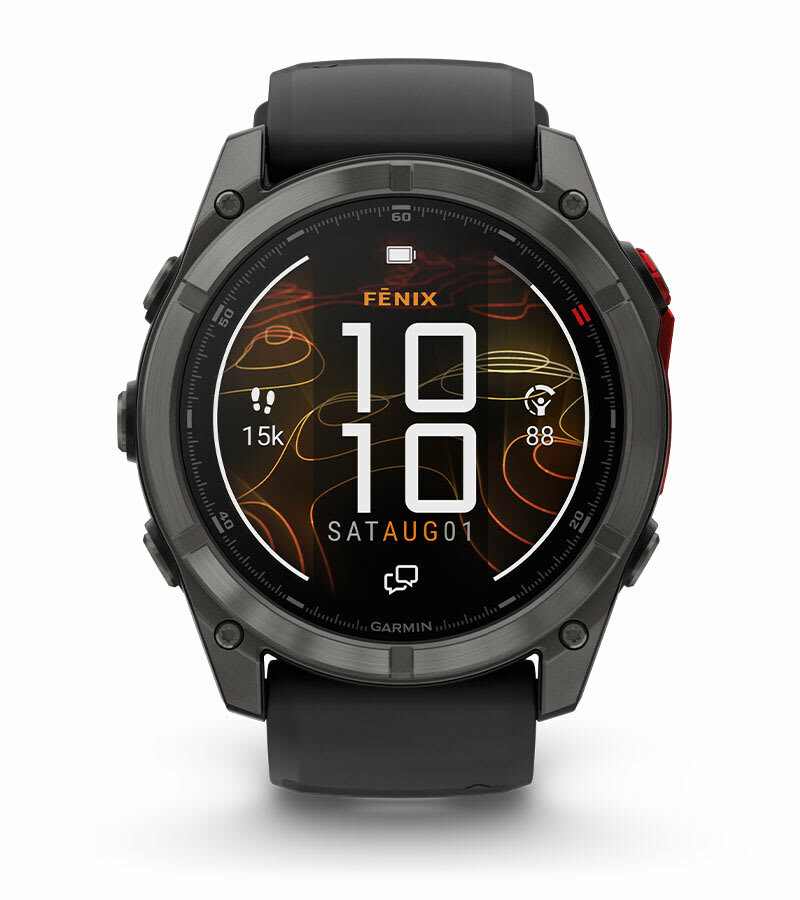 Умные смарт-Часы Garmin Fenix 8 pro 51мм Microled Sapphire c Русским языком 010-03380-01