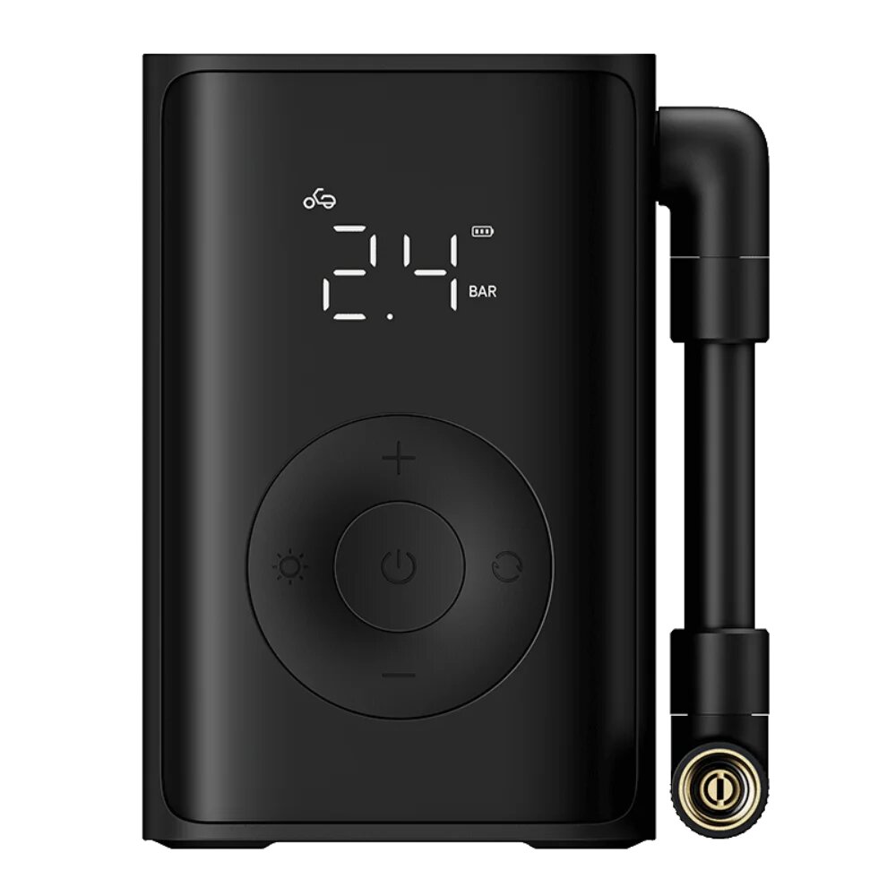Портативный Электрический Воздушный Компрессор MIJIA 150 PSI 2000 мАч С Датчиком Давления В Шинах