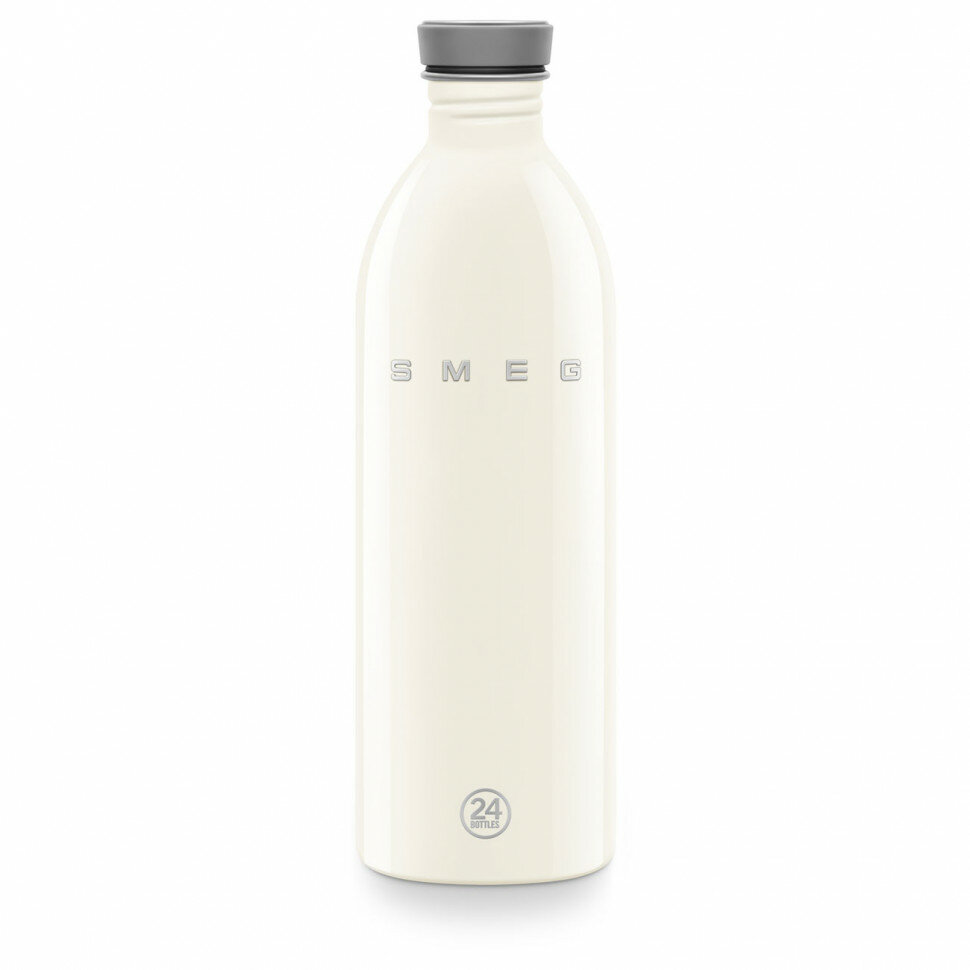 Бутылка Urban Bottle SMEG x 24Bottles WBF02CR, нержавеющая сталь, 1000мл, кремовая