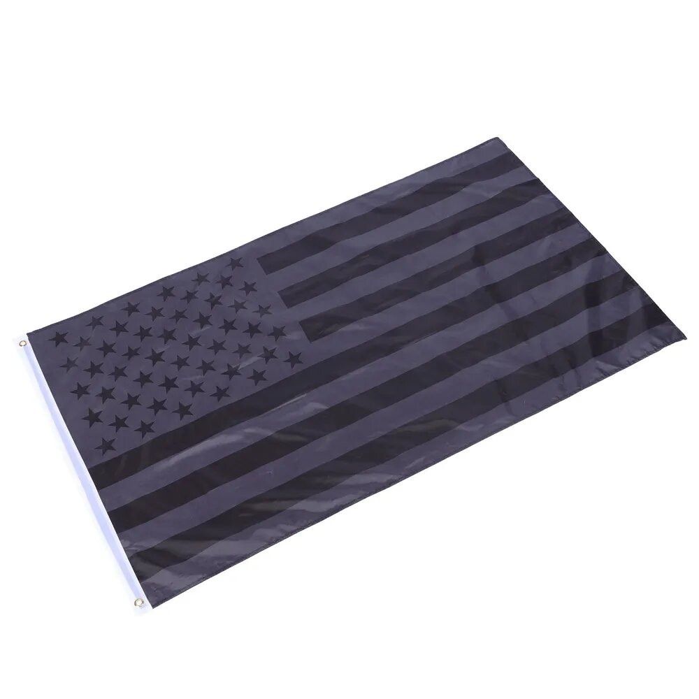 Американский Флаг, Черный, для Садового Декора 1 Штука