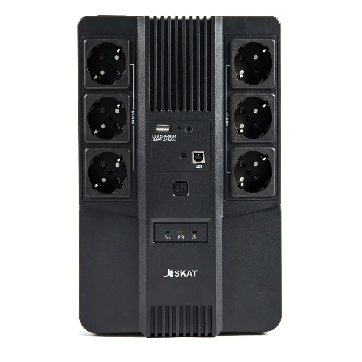 Источник бесперебойного питания Бастион SKAT-UPS 600 AI 600ВА/360Вт/АКБ 7Ачх1 черный