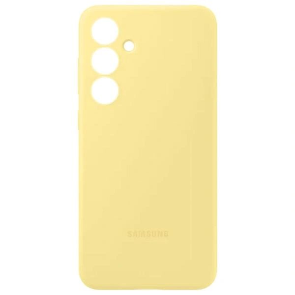 Чехол Samsung Silicone Case S24 FE желтый