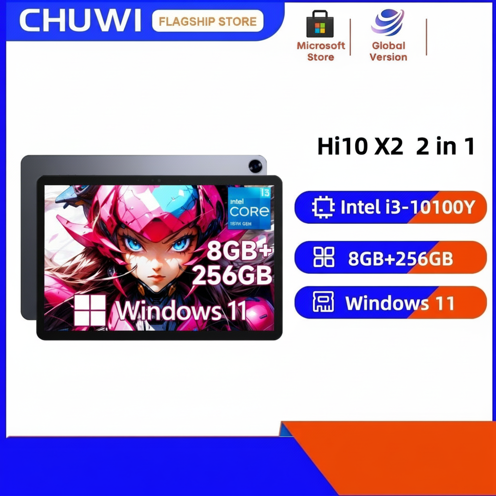Планшет Chuwi Hi10 X, 10.1", 8/256ГБ, Wi-Fi, Windows