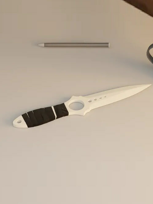 SKELETON KNIFE CS2 Пластиковый 3D Игрушечный