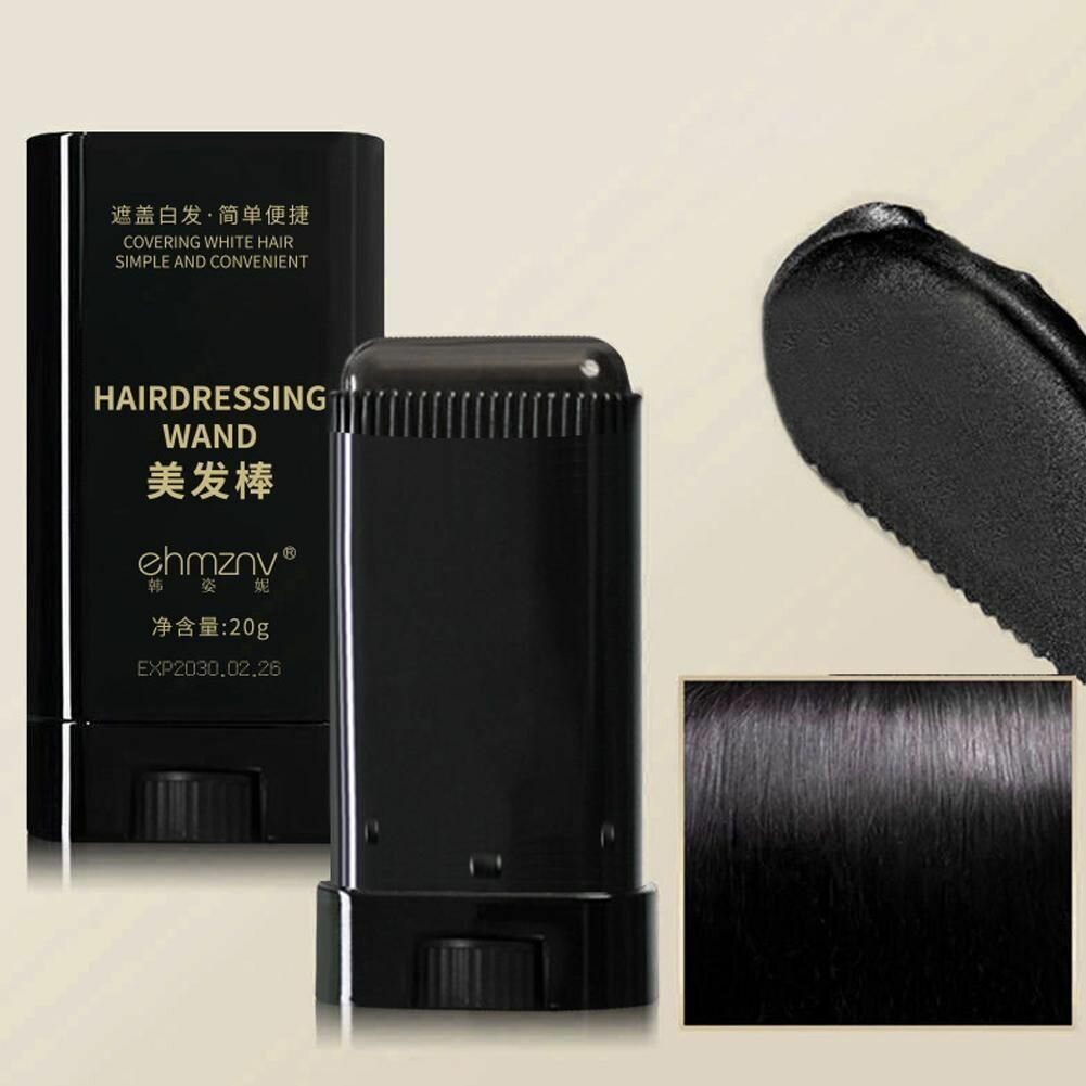 Одноразовый карандаш-краска для волос, временно закрашивает седину