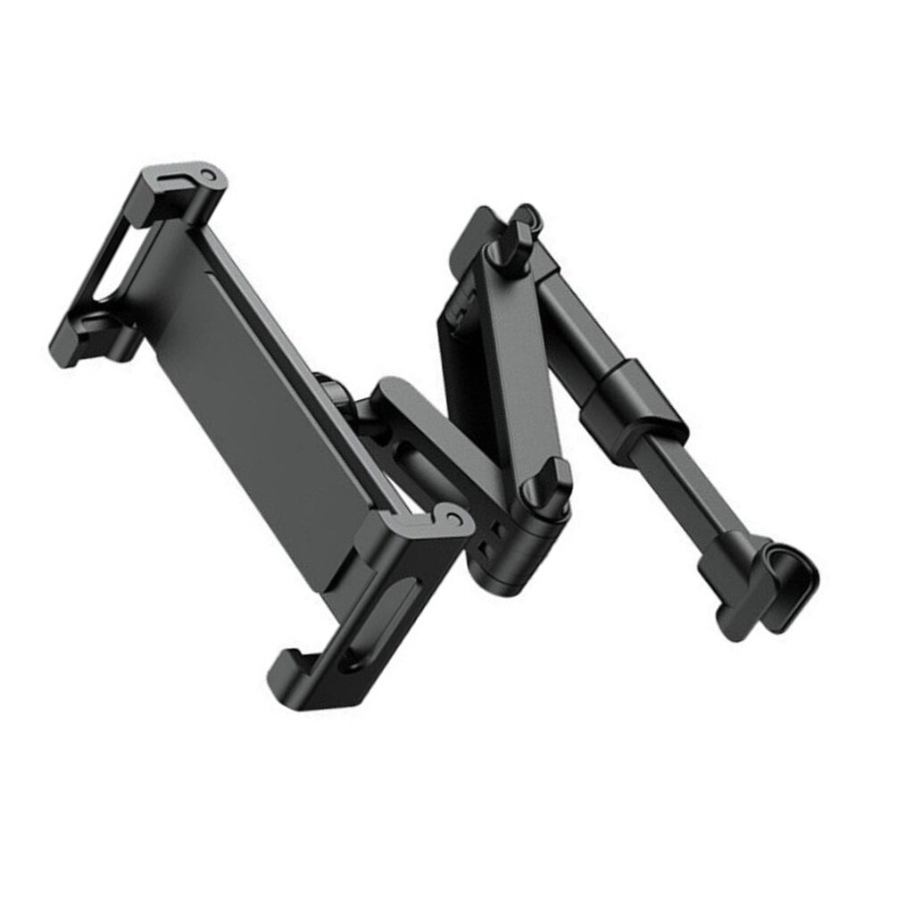 Выдвижной автомобильный кронштейн для плоской панели на верхней опорной раме заднего сиденья автомобиля, кронштейн для мобильного телефона-черный