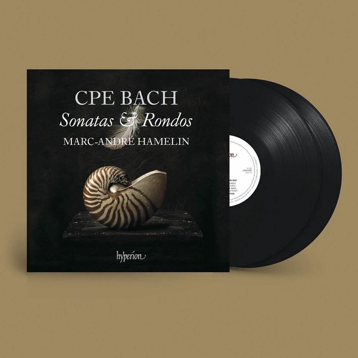 Marc-Andre Hamelin - Bach, C.P.E: Sonatas & Rondos (2LP) 2025, Hyperion, Black Vinyl, Фирменная виниловая пластинка