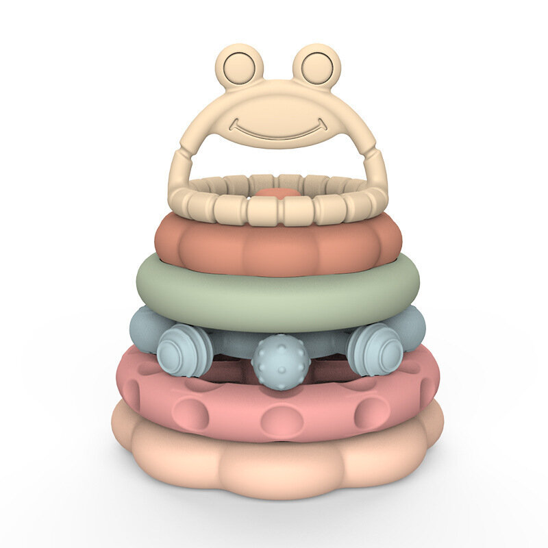 Новые развивающие игрушки для младенцев и малышей, силиконовые игрушки для распознавания цвета, набор цифровых строительных блоков